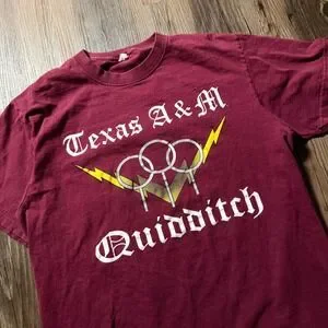 Texas A&M | Shirts | Texas Am Quidditch Shirt Mens Medium Maroon Harry ...